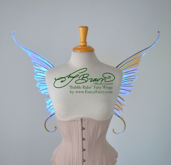 Amy Brown Ringmaster Iridescent Fairy Wings in Lilac with Black Veins ...